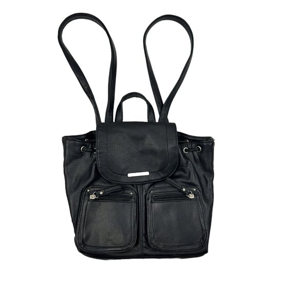Vintage | Bags | Vintage Genuine Pebbled Leather Small Back Pack Book ...